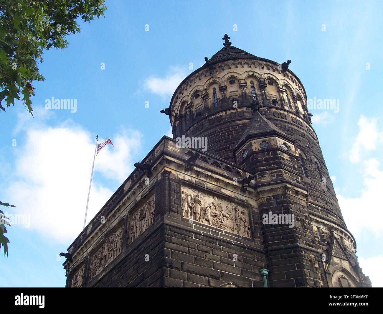 James A. Garfield's tomb is atop a hill in Cleveland's historic Lake ...