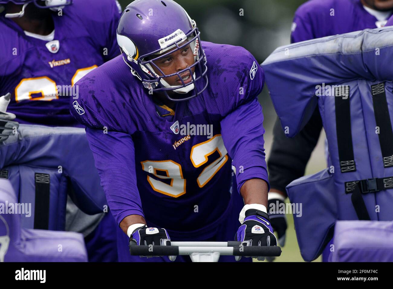 Minnesota Vikings defensive end Jayme Mitchell (92) is shown during ...