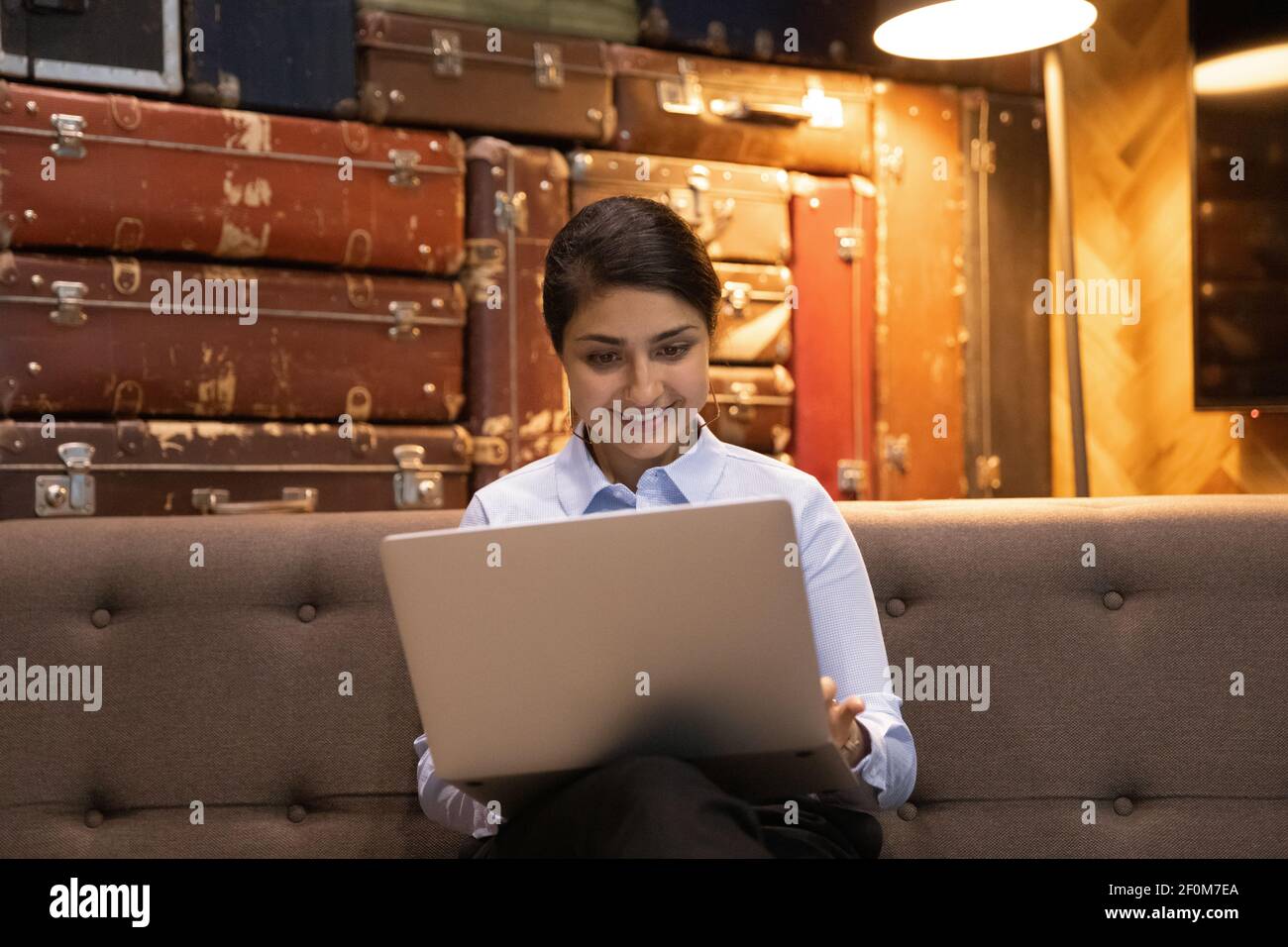 Indian office woman hi-res stock photography and images - Alamy
