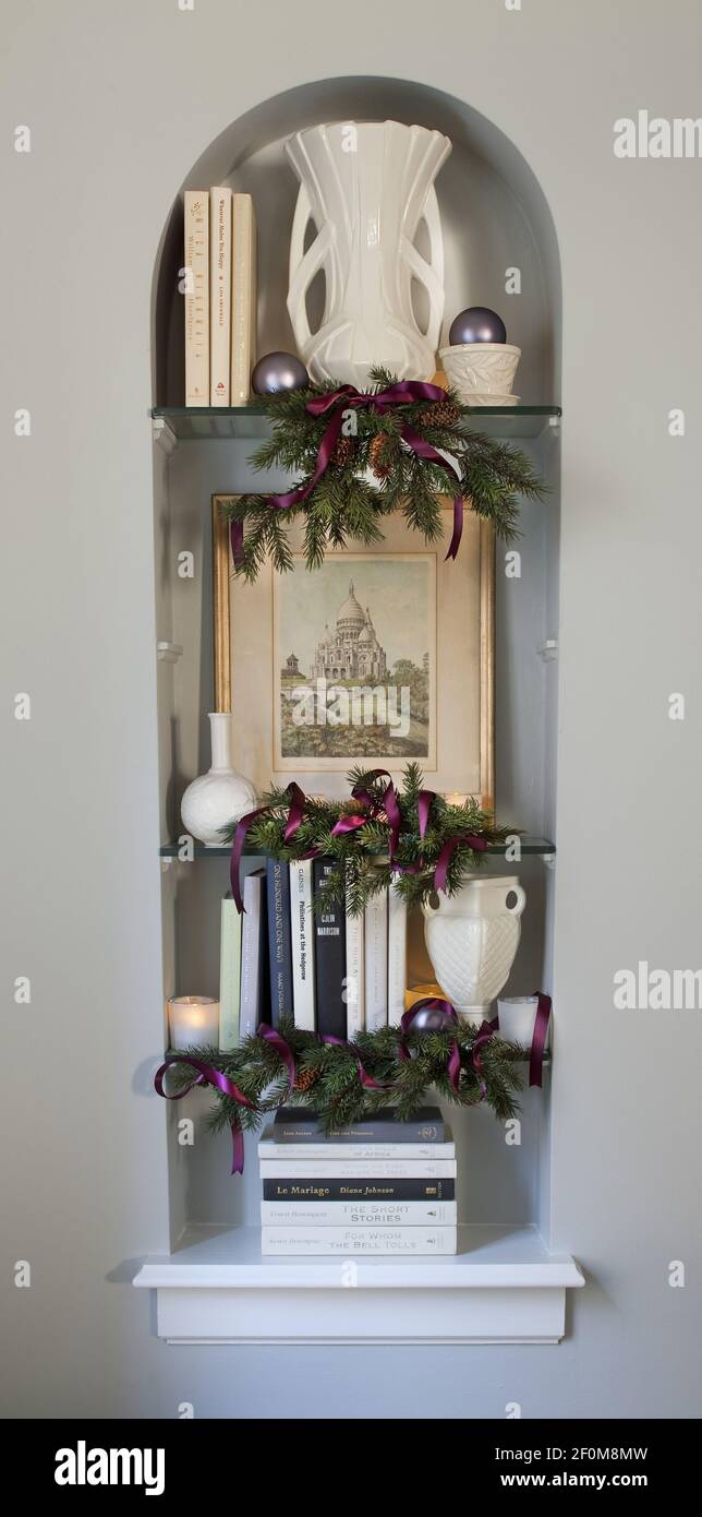 A decorated nook can bring in the feeling of having a tree when ...