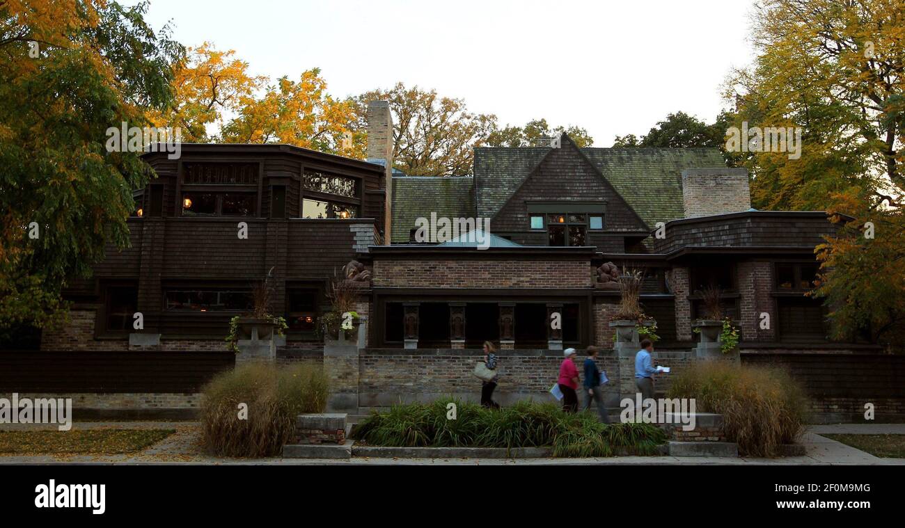 The Frank Lloyd Wright Home and Studio in Oak Park, Ill. Ann Marohn has ...