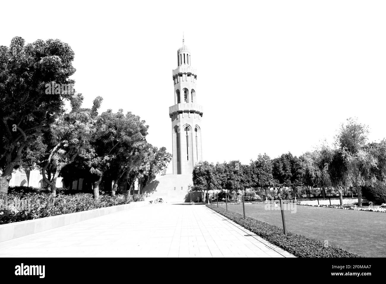 In oman muscat the old mosque Stock Photo - Alamy