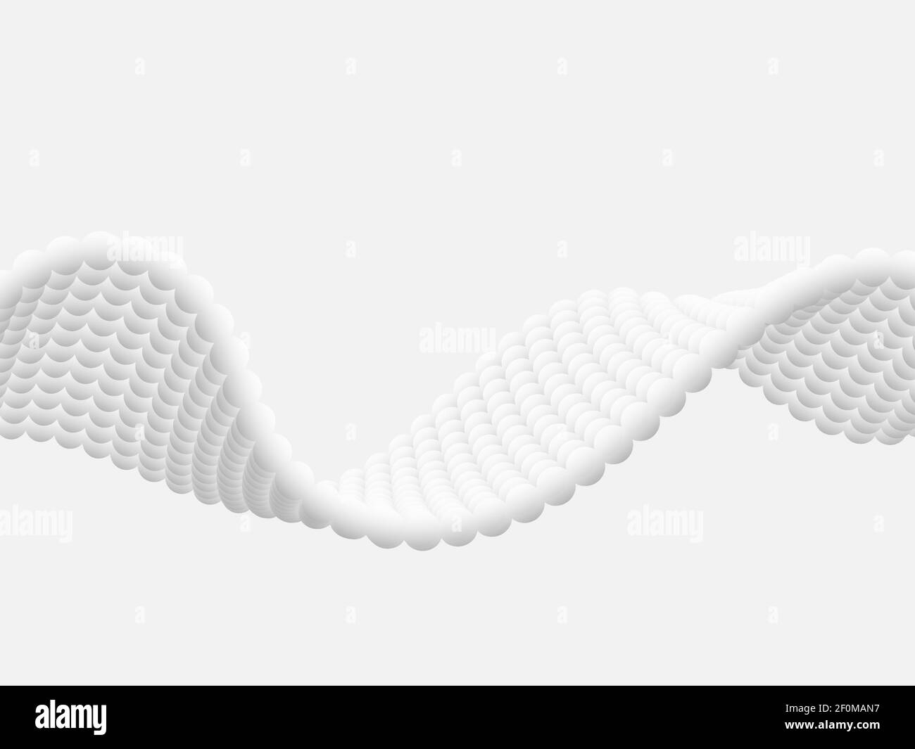 Abstract white wave vector background Stock Vector Image & Art - Alamy