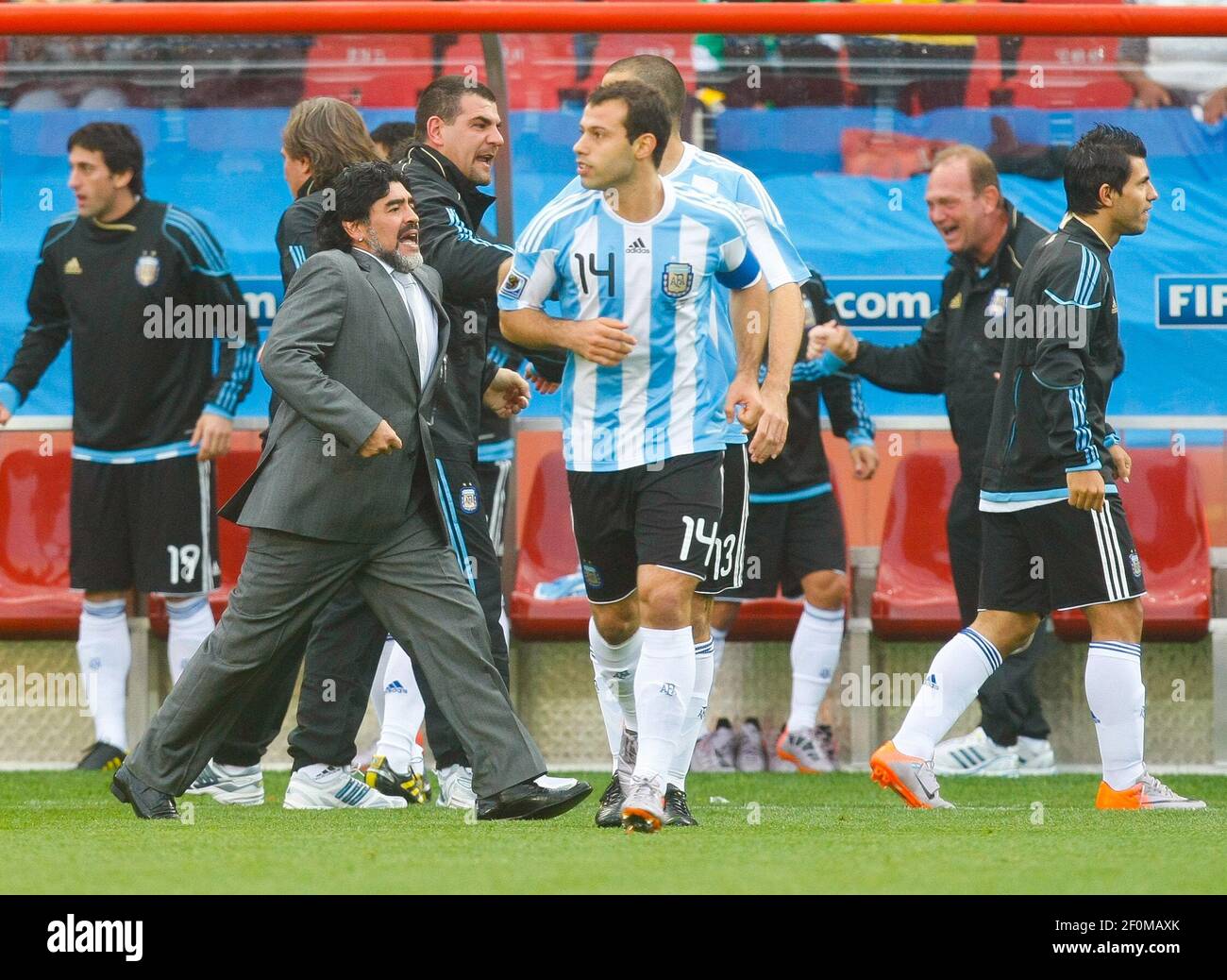 Diego Armando Maradona (Photo by PRESSINPHOTO Stock Photo - Alamy
