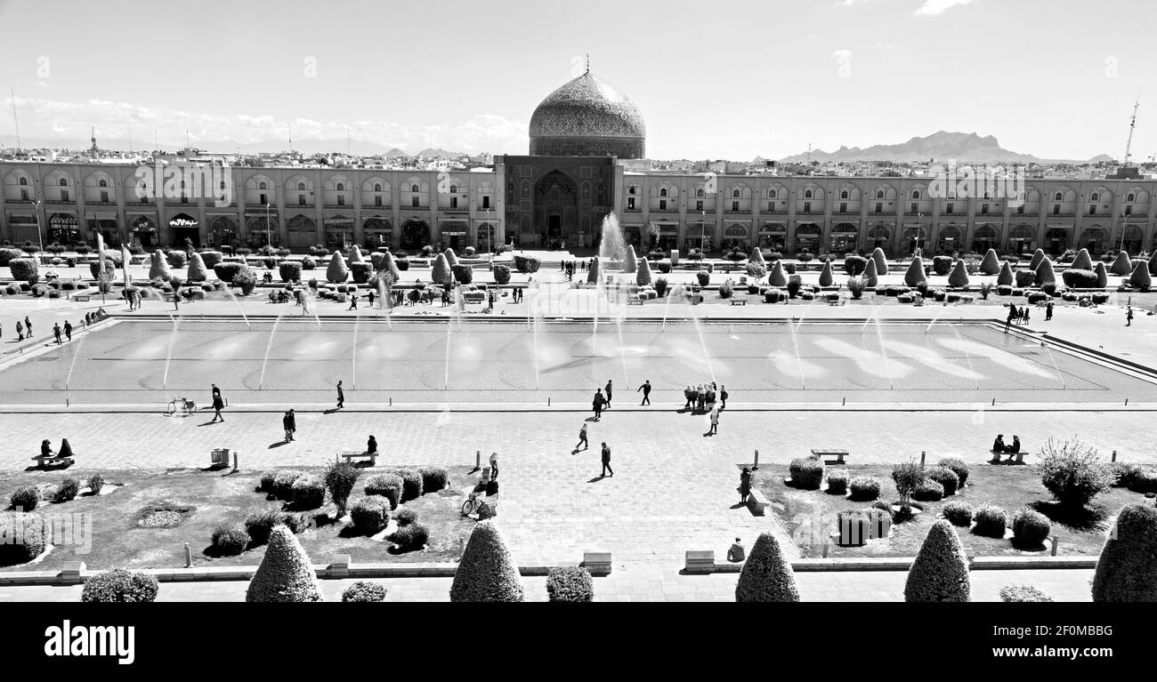 In iran the old square Stock Photo - Alamy