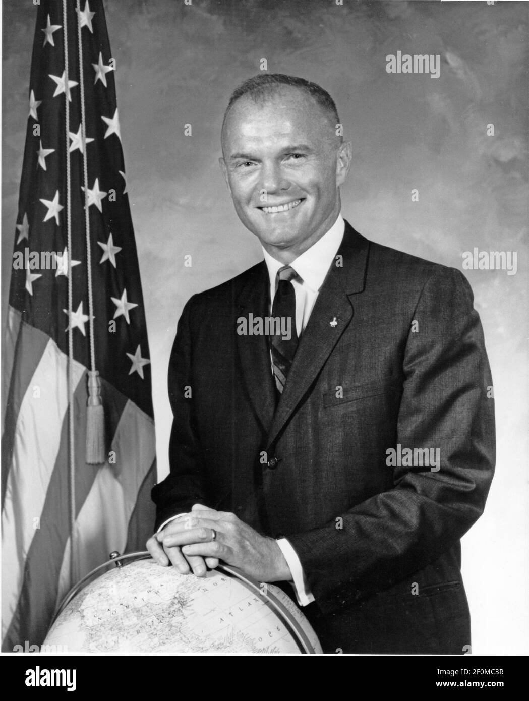 John Herschel Glenn, Jr., Project Mercury Astronaut, undated portrait ...