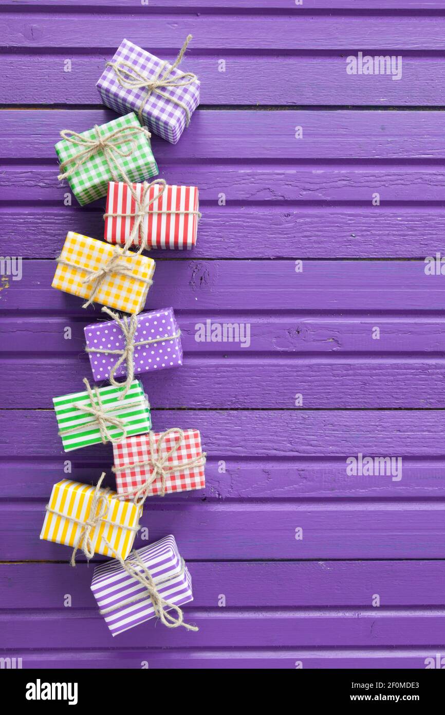 Small gifts for Christmas Stock Photo - Alamy