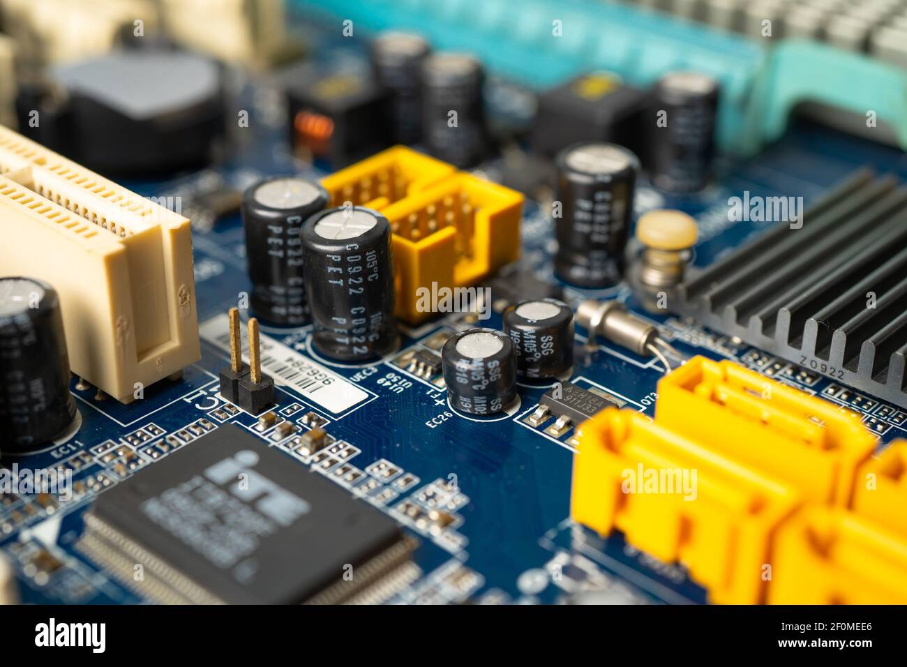 E-waste electronic, computer circuit cpu chip mainboard core processor ...