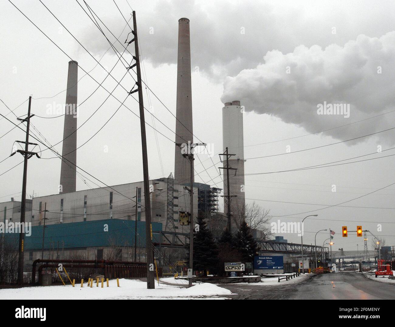 The Monroe Power Plant in Monroe, Michigan, consists of four generating ...