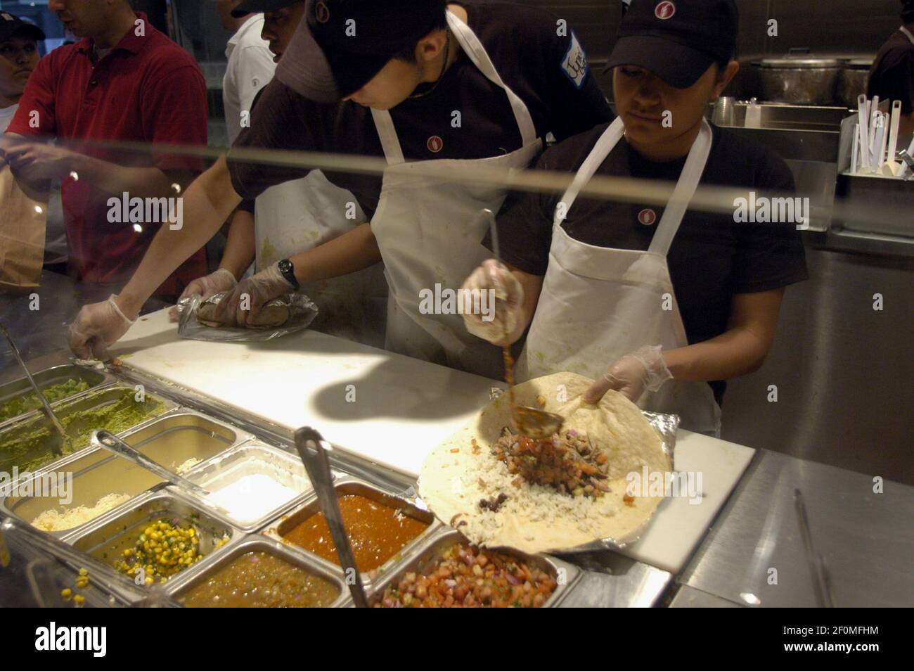 Chipotle Restaurant Kitchen