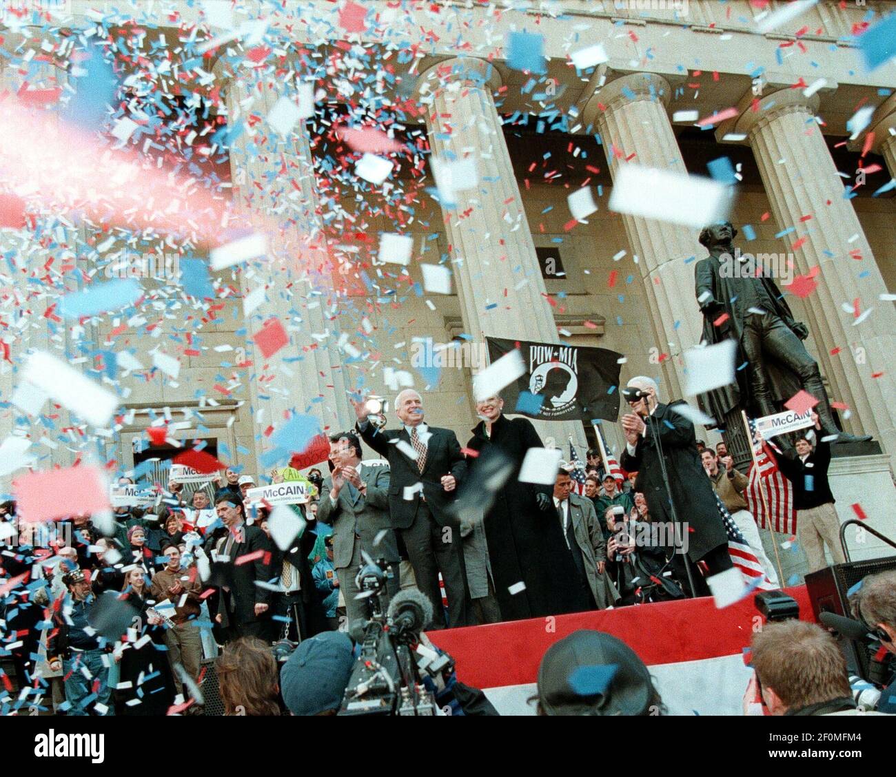 Presidential Candidate Sen. John McCain (R-AZ) at a rally at Federal ...