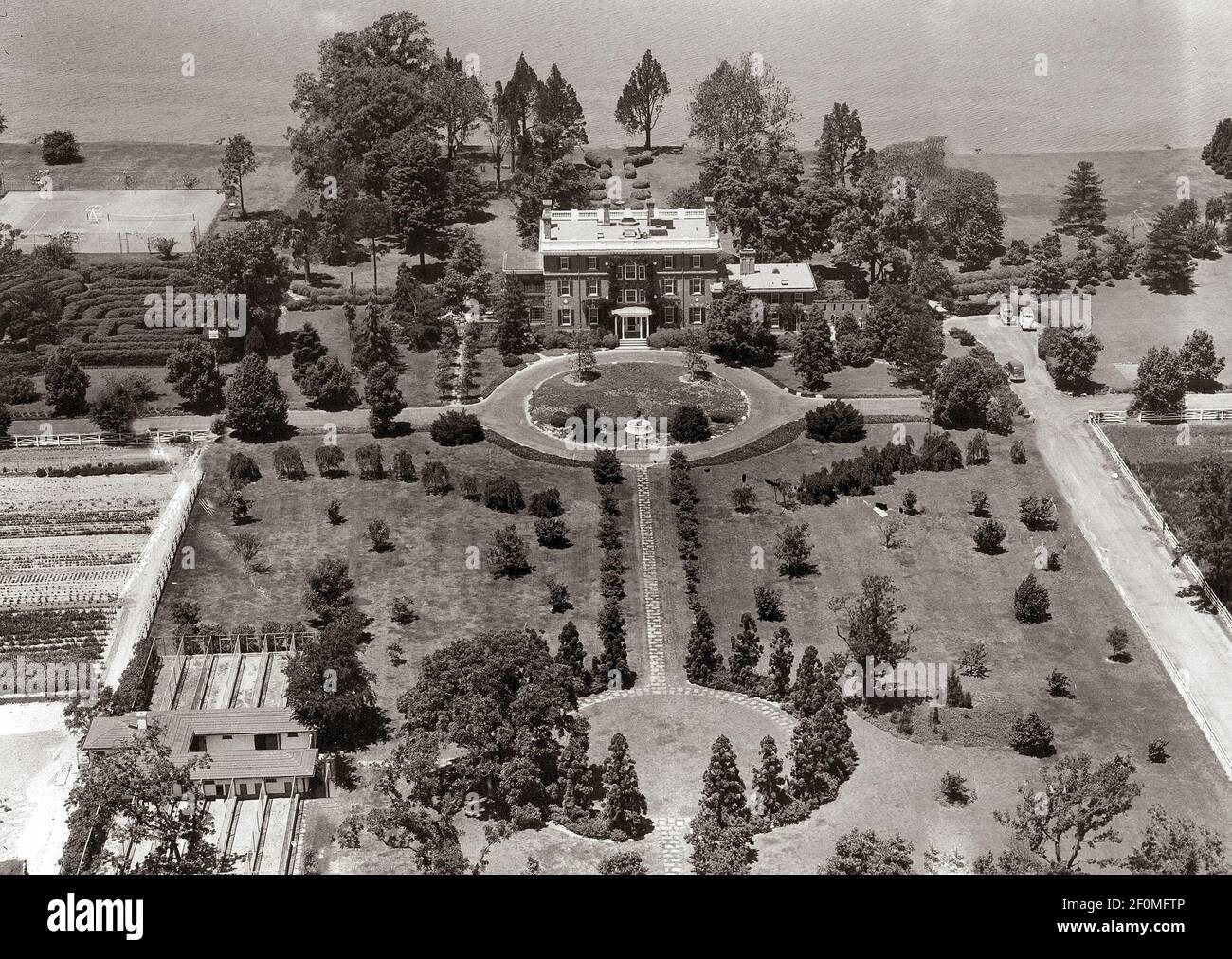 The Raskob Estate at Pioneer Point is seen on the Eastern Shore in ...