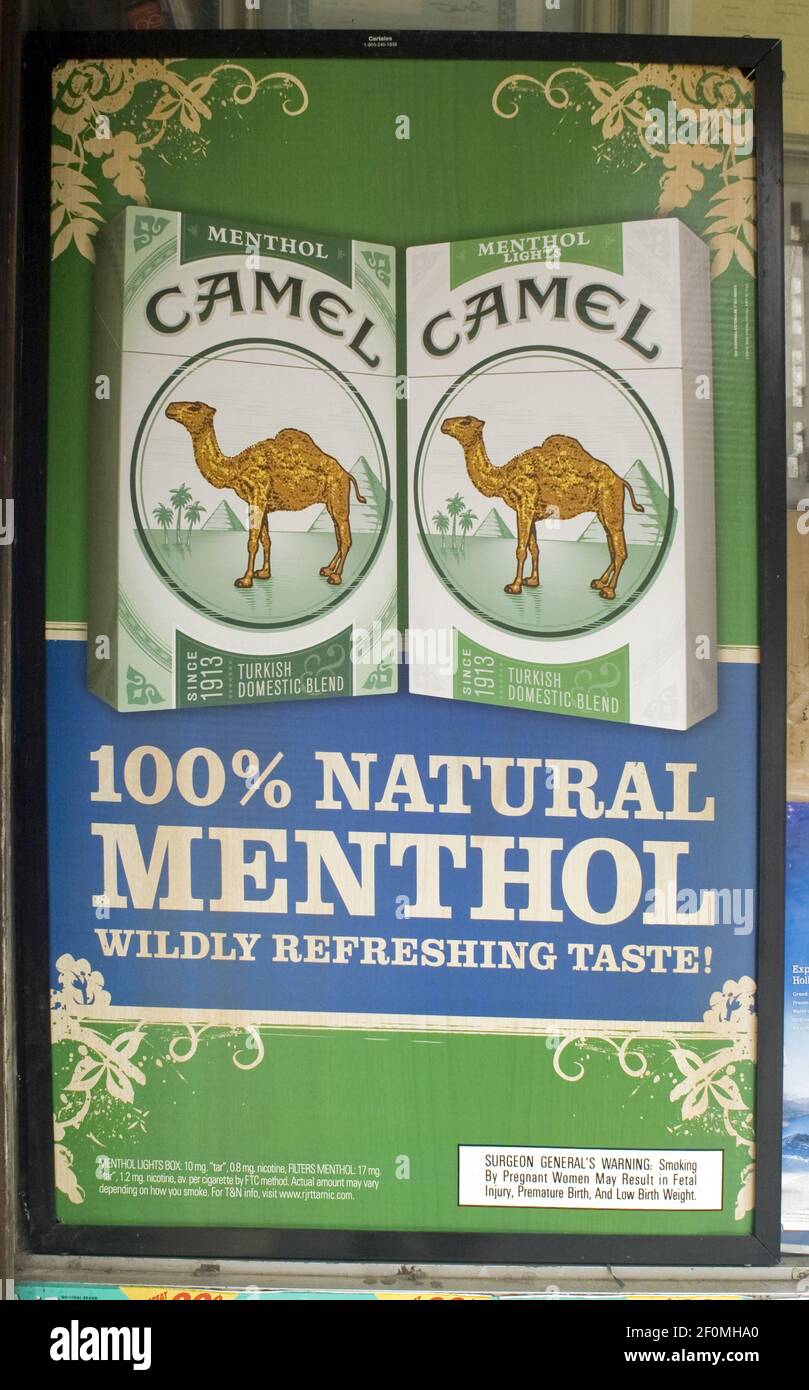 Camel Menthol Cigarettes