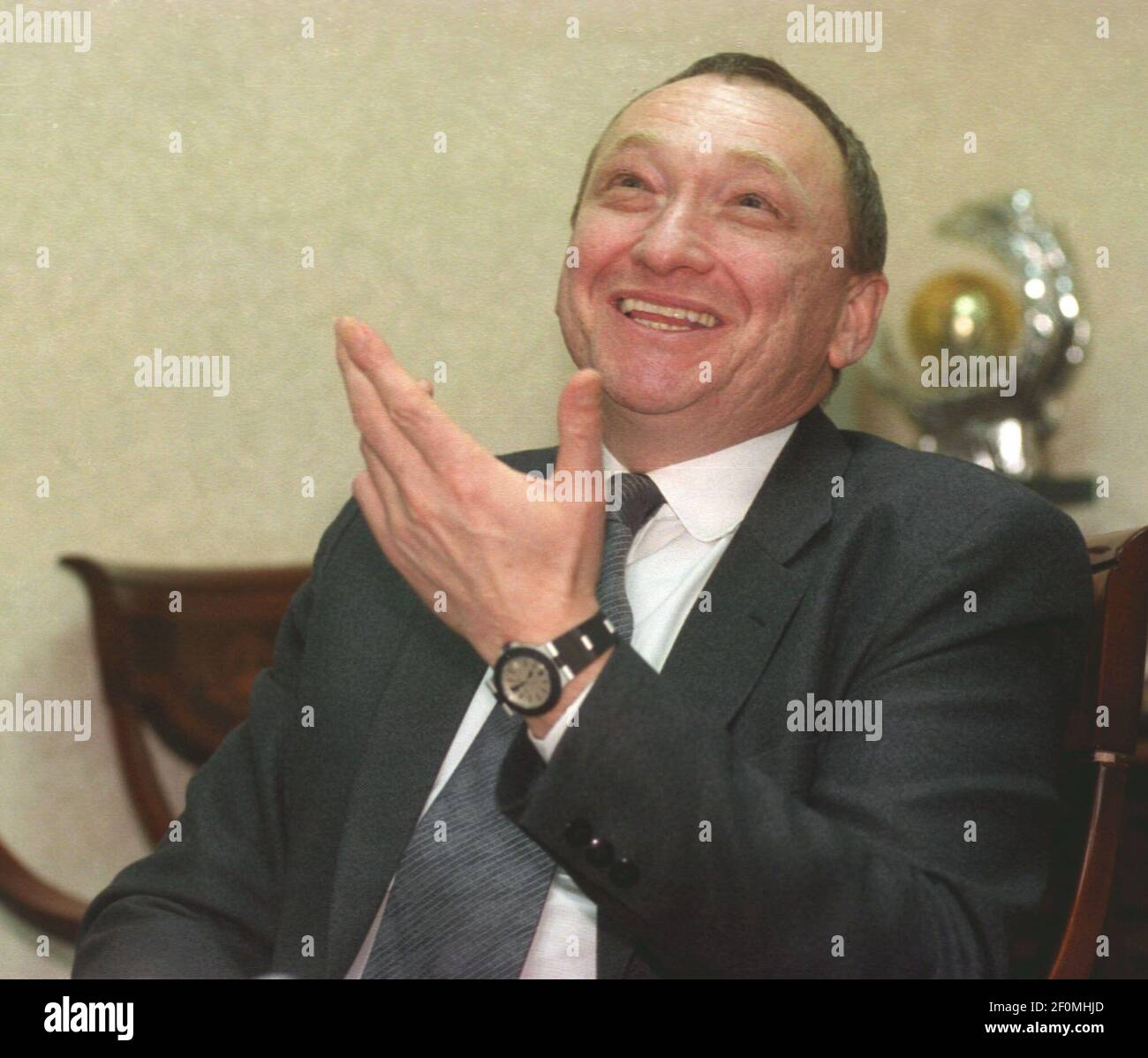 13 Jan 1999; Russia, Moscow. Notorious businessman Lev Cherny is ...