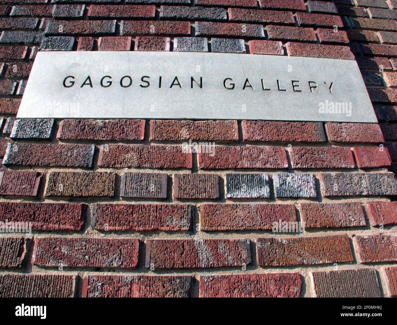 The Larry Gagosian Gallery on West 24th Street in Chelsea. Jeff Koons ...