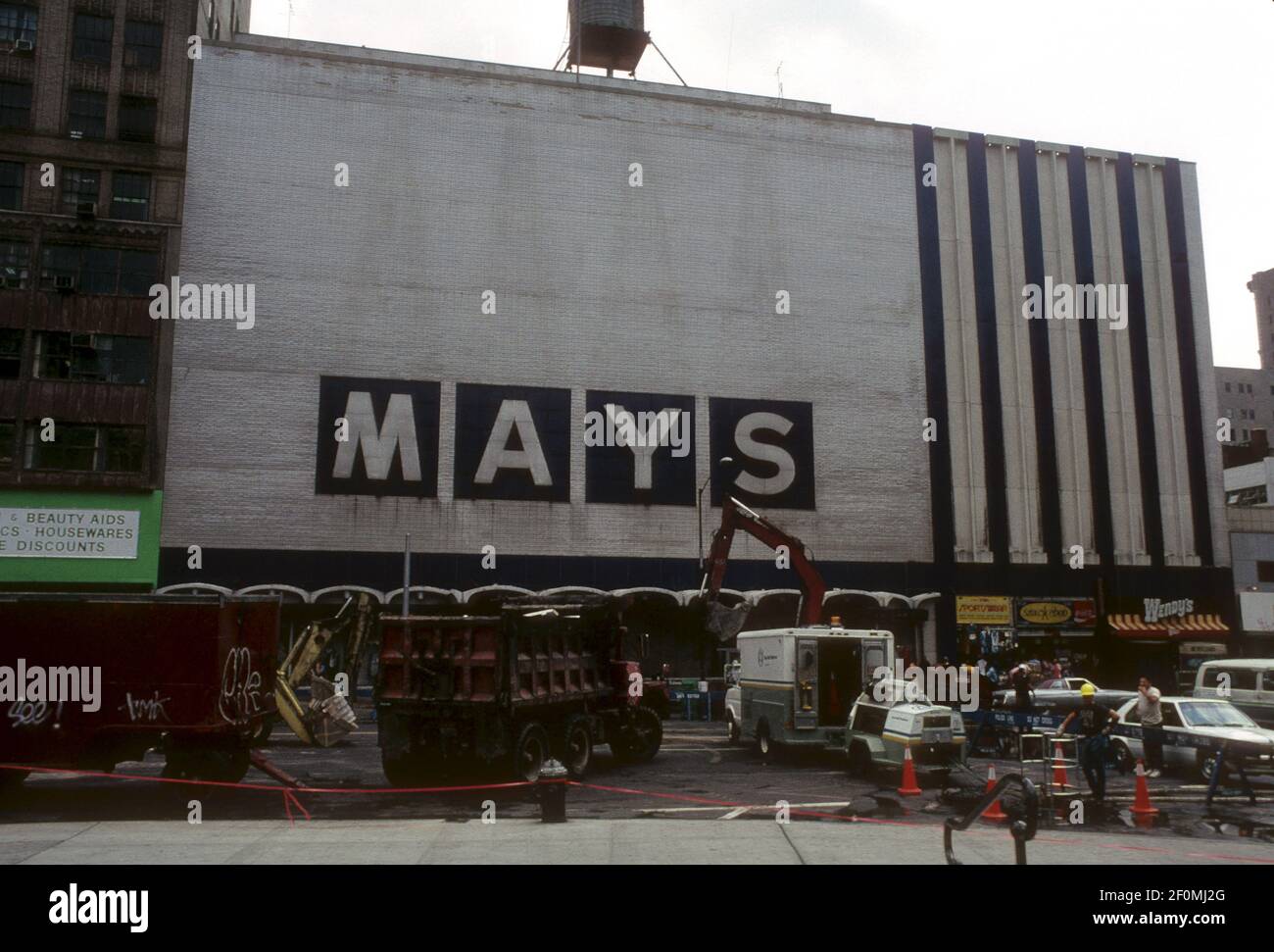 The J.W. May Department Store (Mays) on the south side of Union Square ...