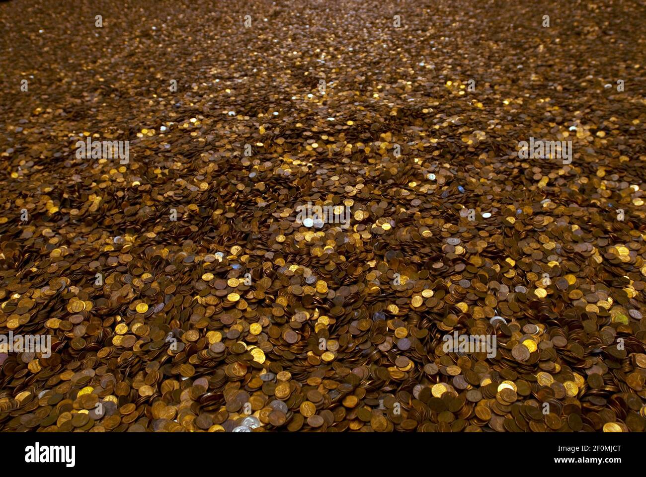 100 million pennies, collected by schoolchildren in the five boroughs ...