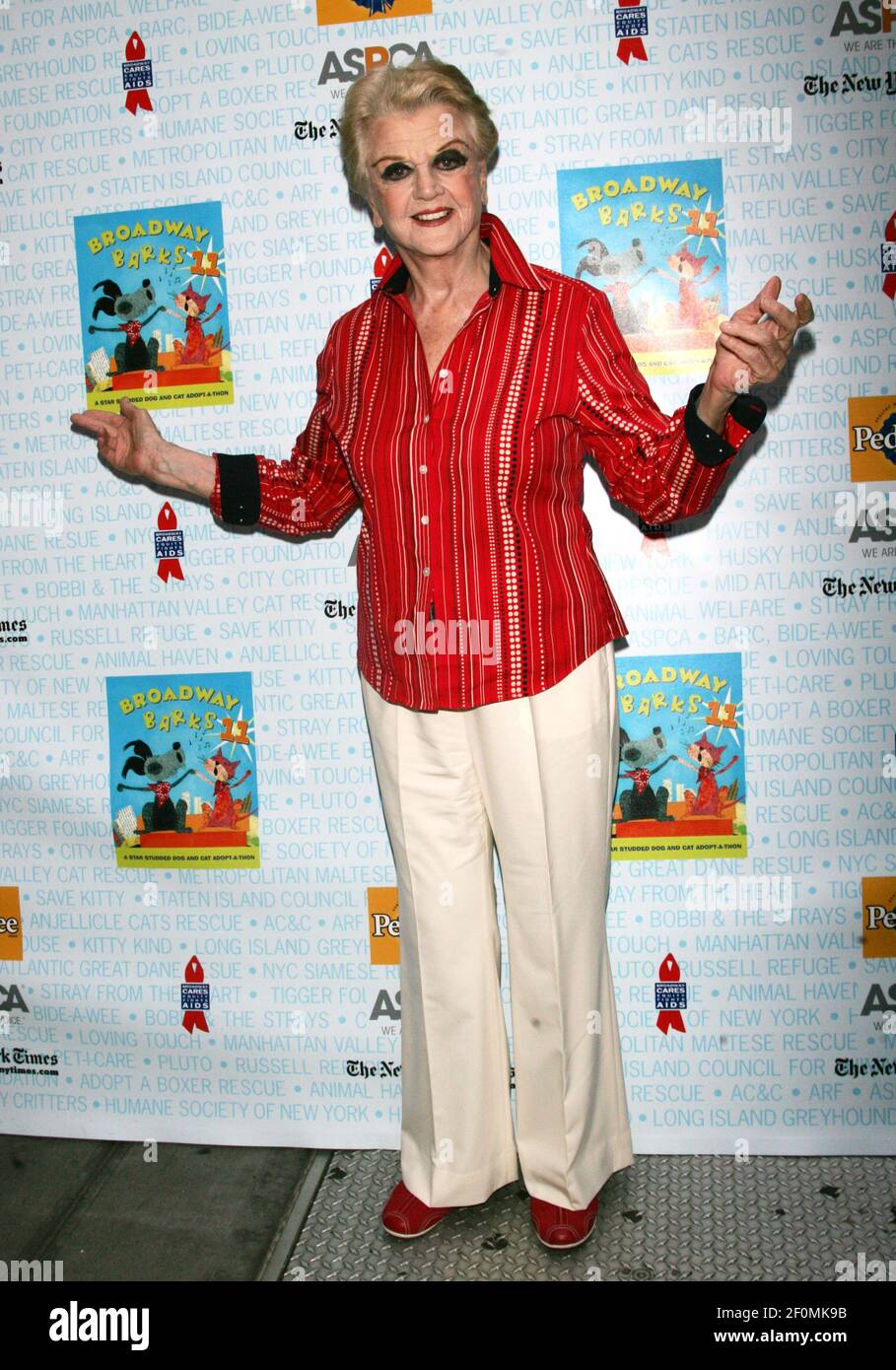 Angela Lansbury arrives at Broadway Barks: The 11th Annual Dog and Cat ...