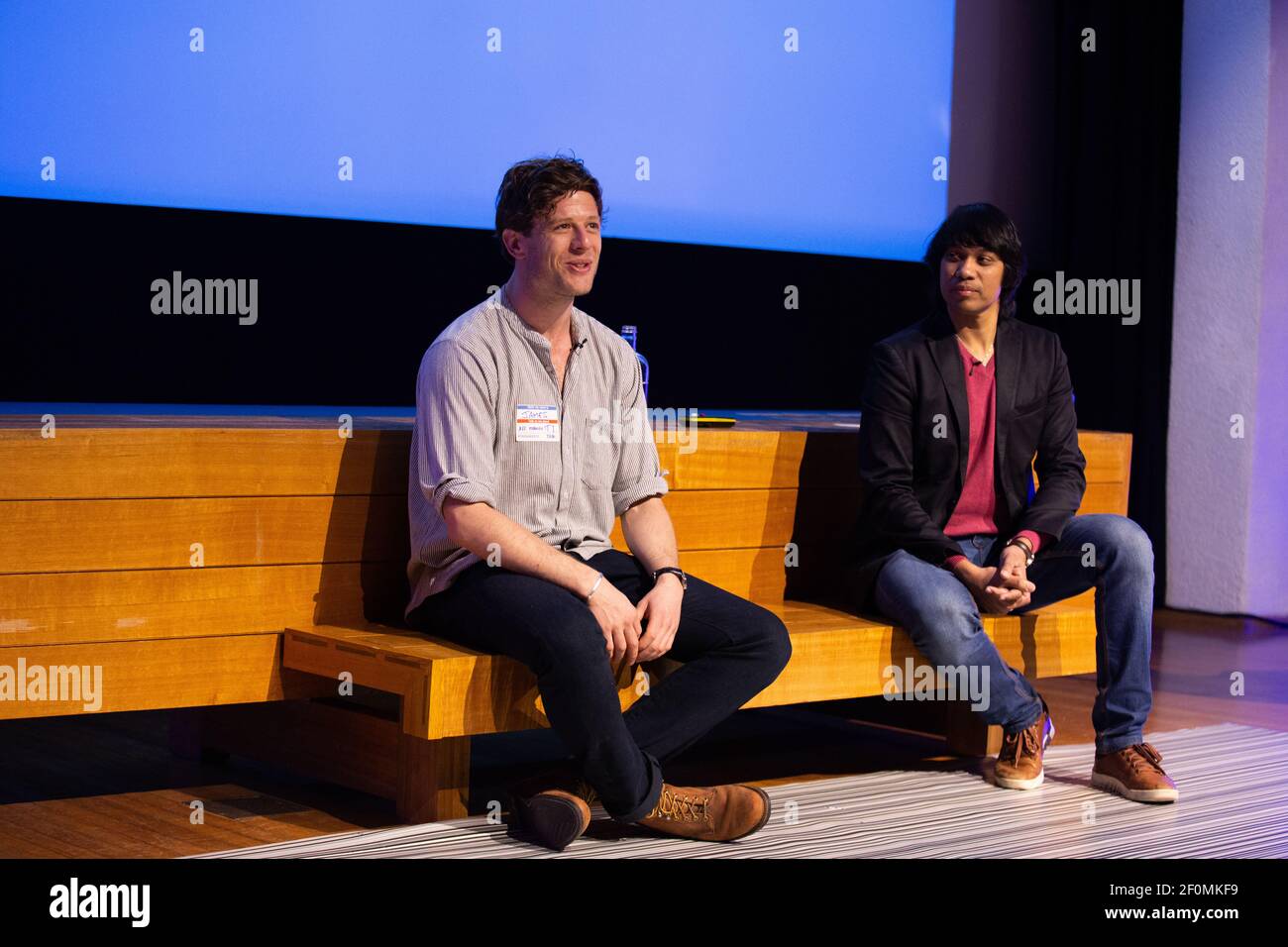 Actor James Norton pictured speaking with diabetes expert Dr Partha Kar ...
