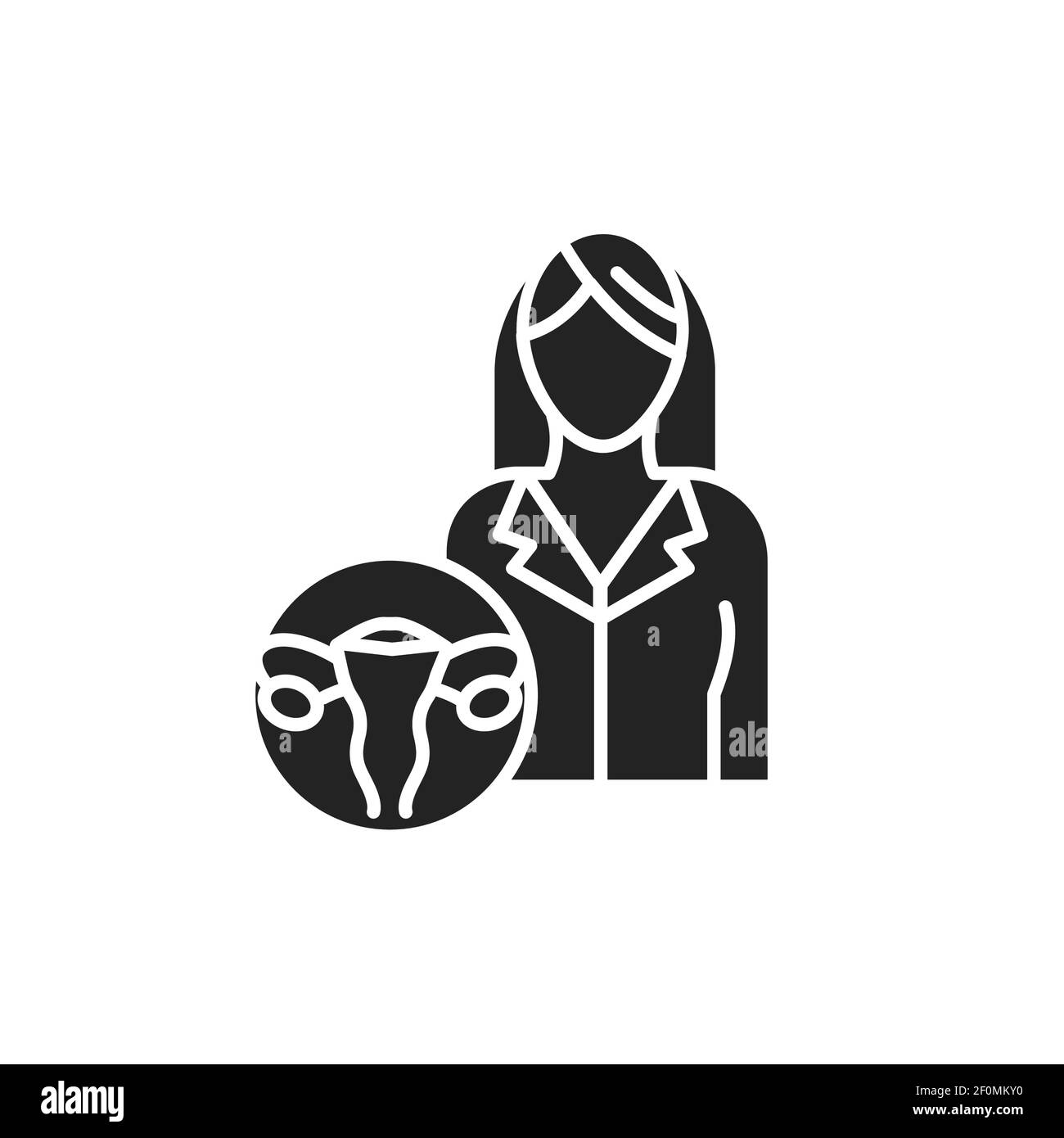 Gynecologist icon vector vectors hi-res stock photography and images ...