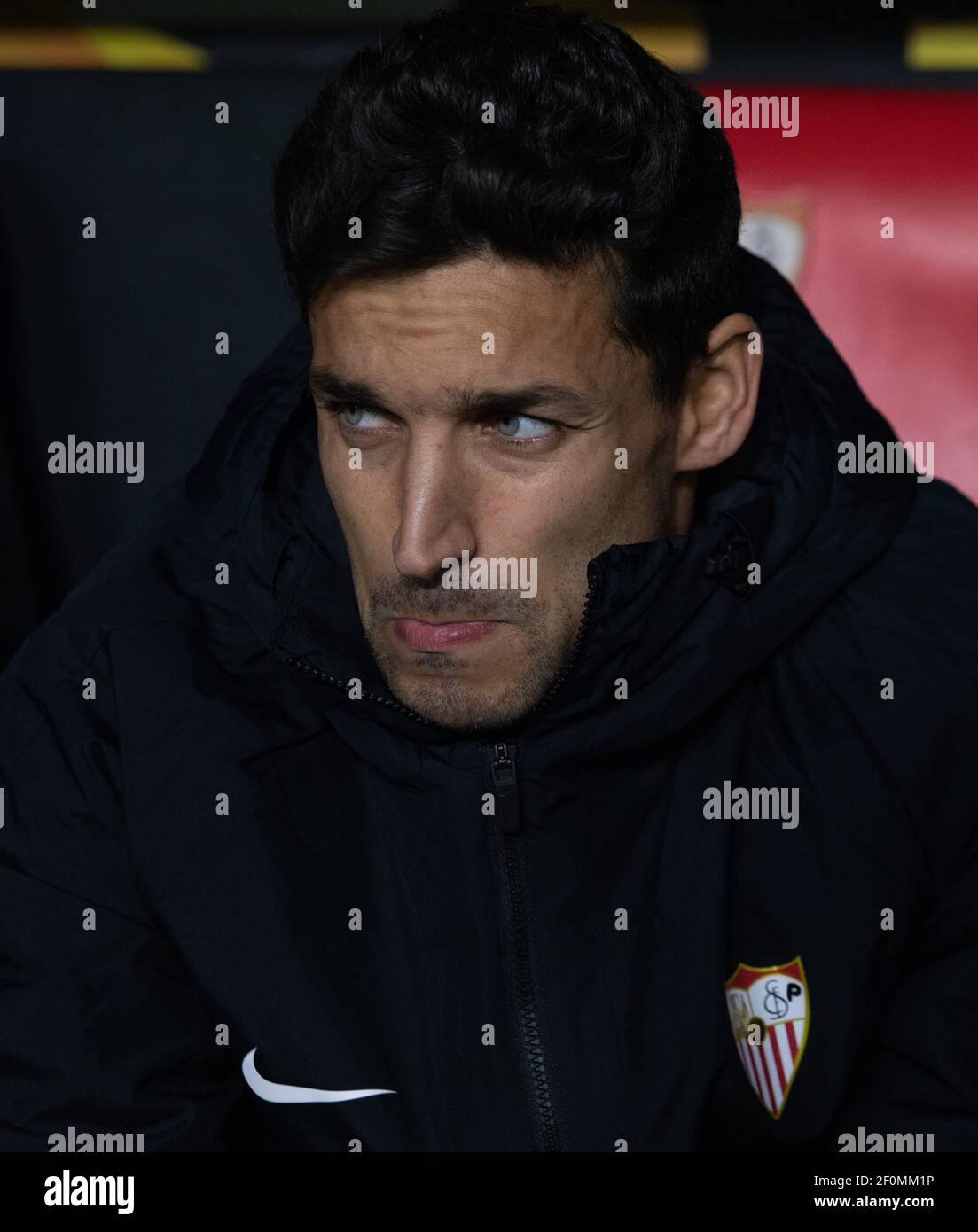 Jesus Navas of Sevilla FC during the match between Sevilla FC vs FC ...
