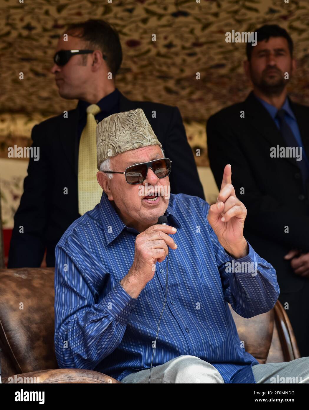 President of India's political party National conference Farooq ...