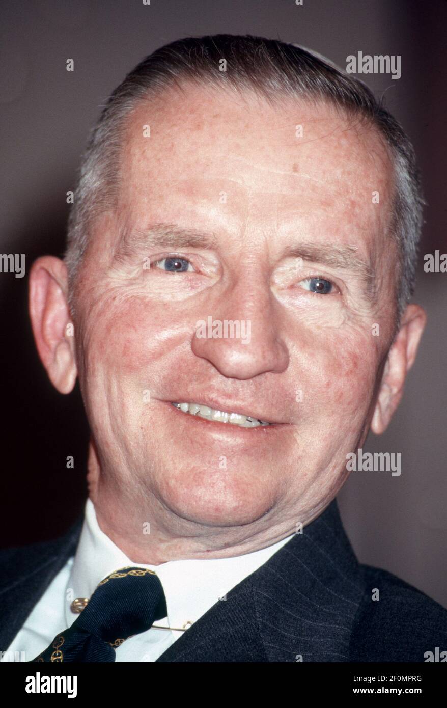 Billionaire H. Ross Perot at an appearance on the Phil Donahue show on ...