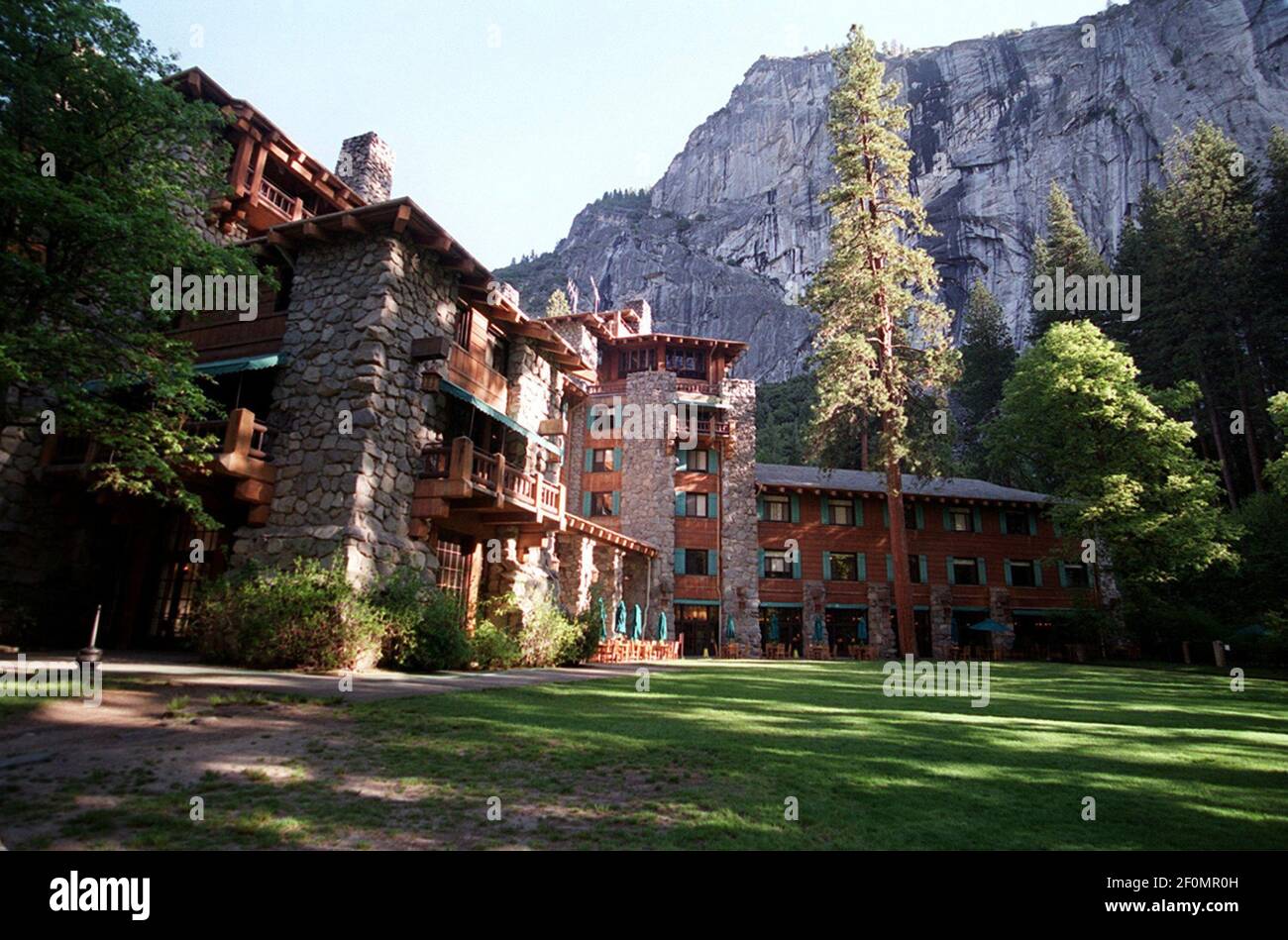 The Ahwahnee Hotel, in Yosemite National Park, opened in 1927, as seen ...