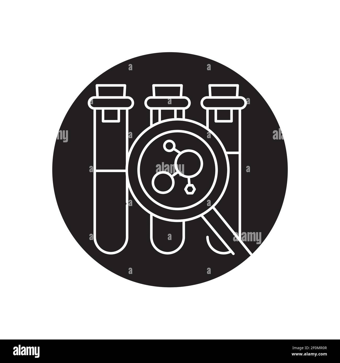 Measuring hormone levels black glyph icon. Pictogram for web page ...