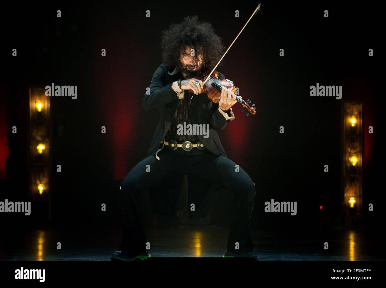 Ara Malikian plays his violin during the performance.Armenian-Spanish ...