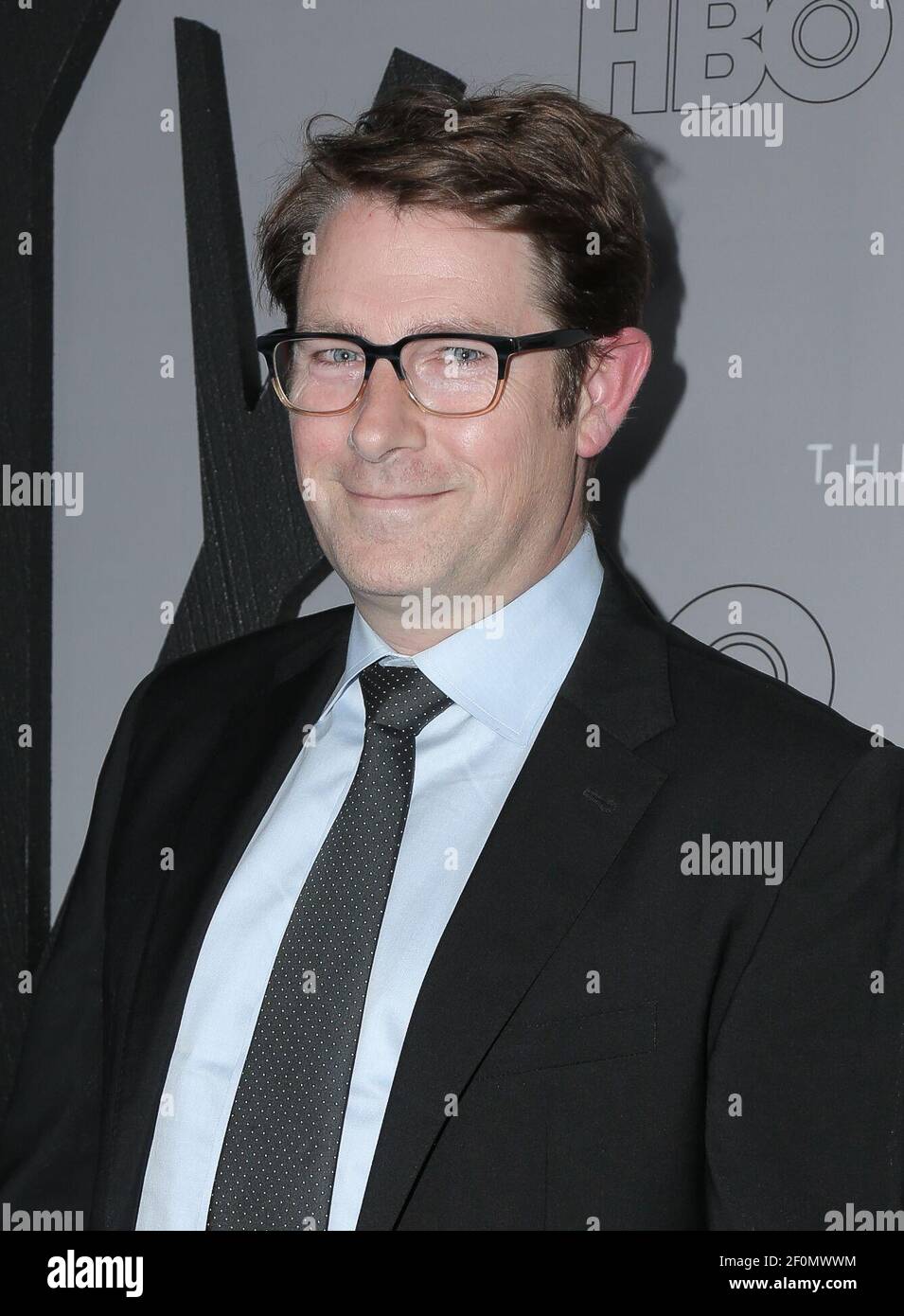 Derek Cecil walking the red carpet of HBO's "The Outsider" held at DGA ...