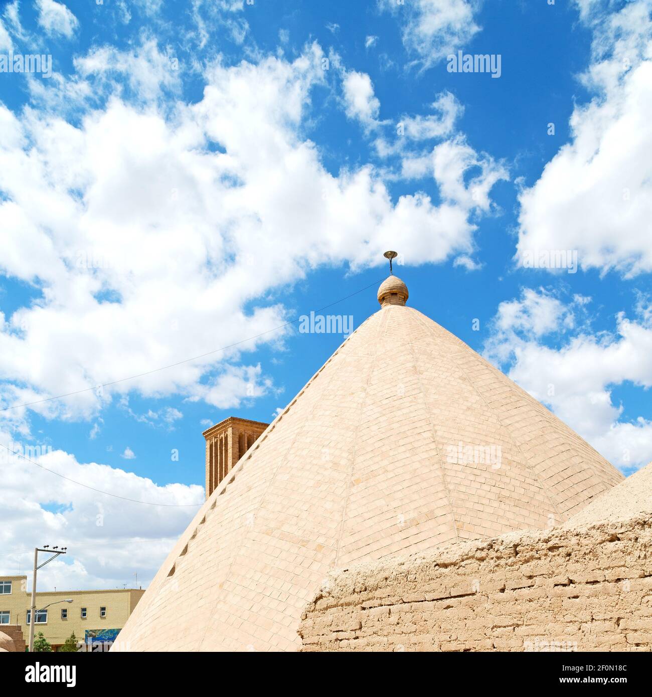 In iran the old wind tower Stock Photo - Alamy