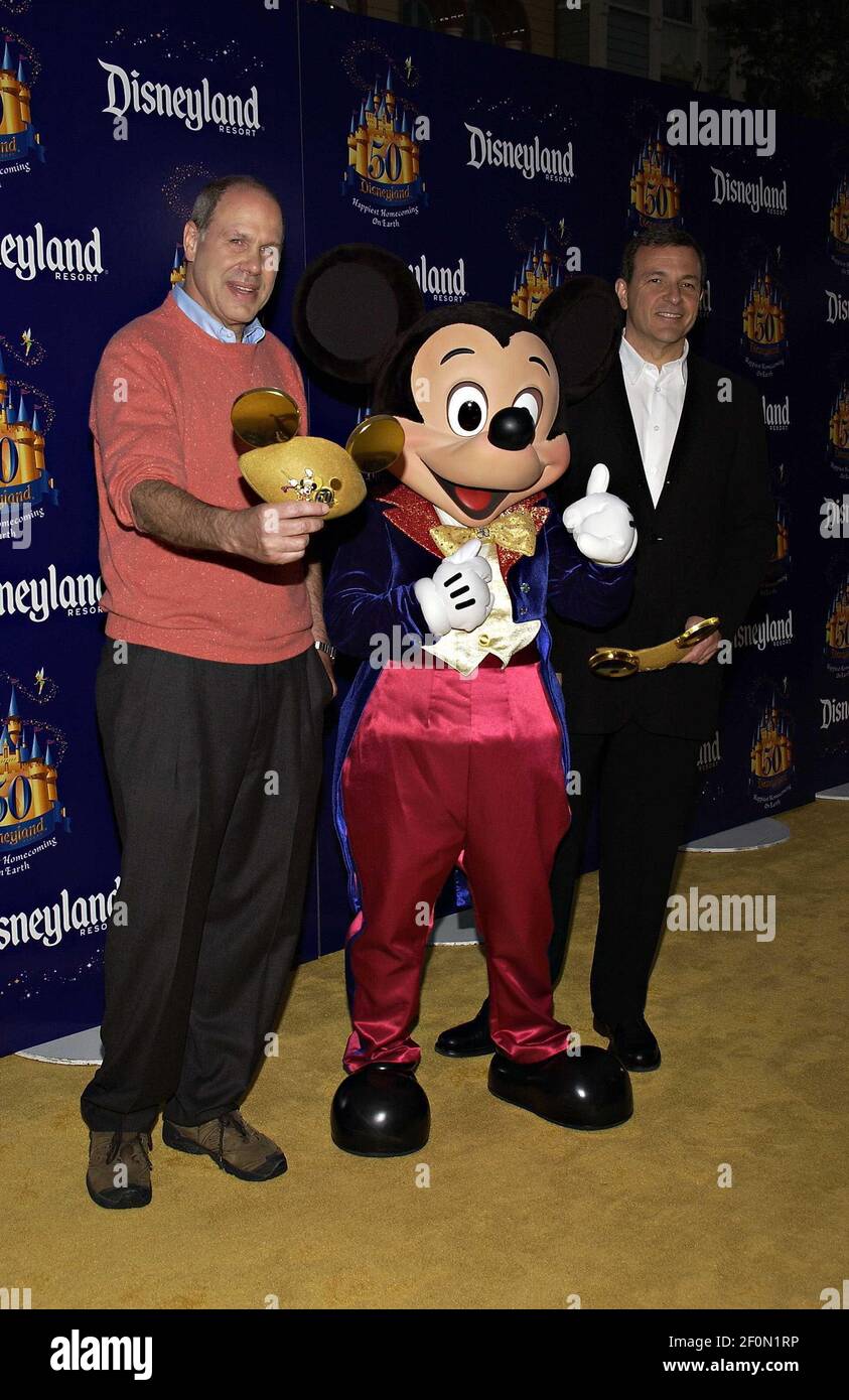 4 May 2005 - Anaheim, California - Michael Eisner, Mickey Mouse and ...