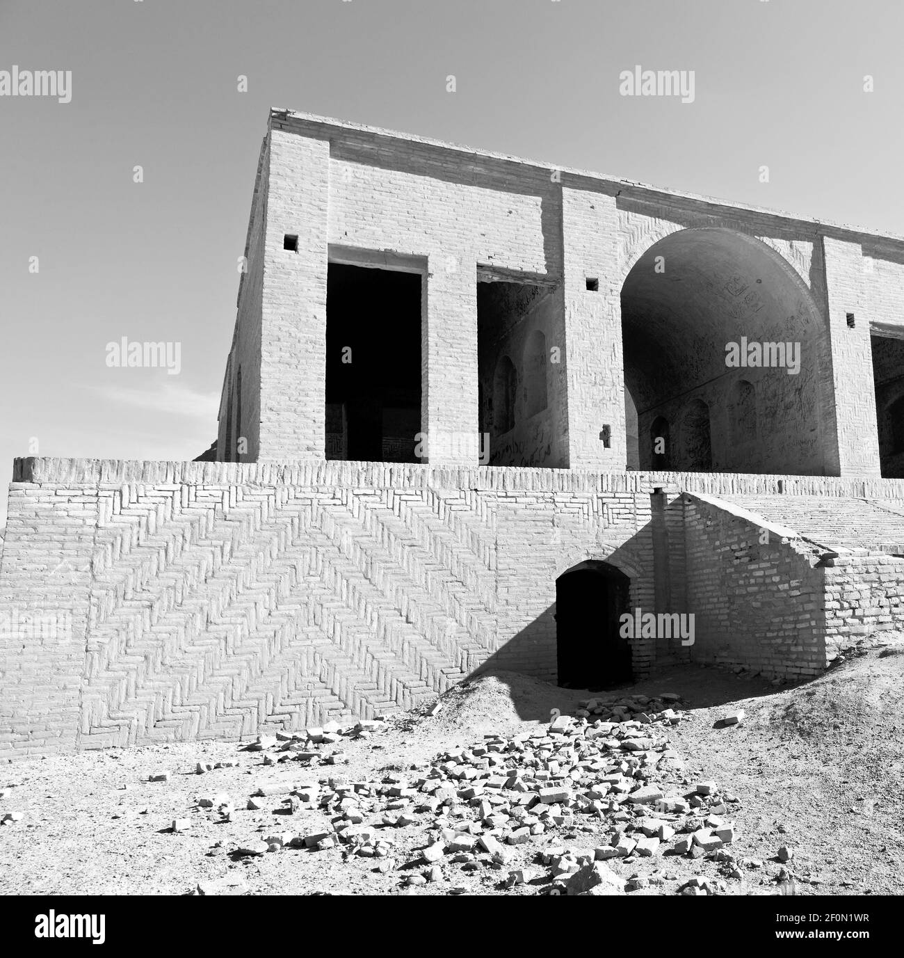 In iran the antique temple Stock Photo - Alamy