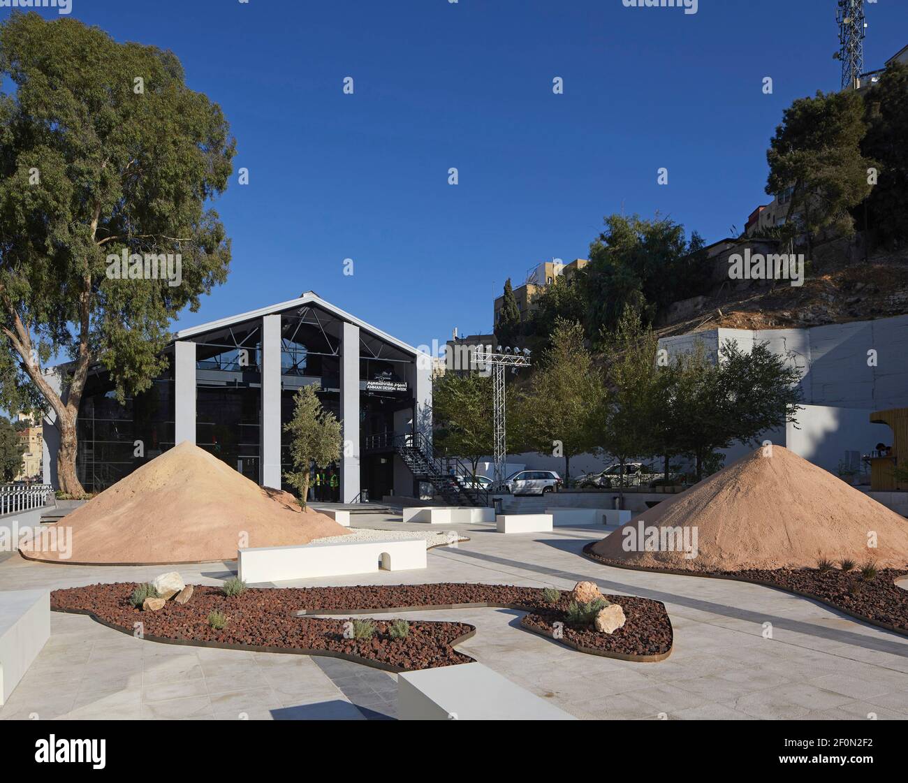 Main Festival area with 'Minor Paradises', a series of waterless public ...