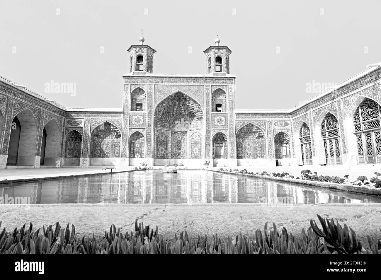 In iran the old mosque Stock Photo - Alamy