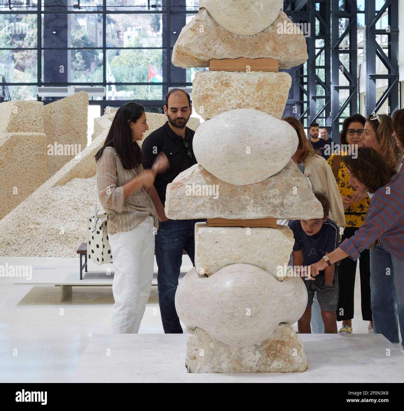 The Hangar Exhibition--Amoud by AAU ANASTAS. Amman Design week 2019 ...