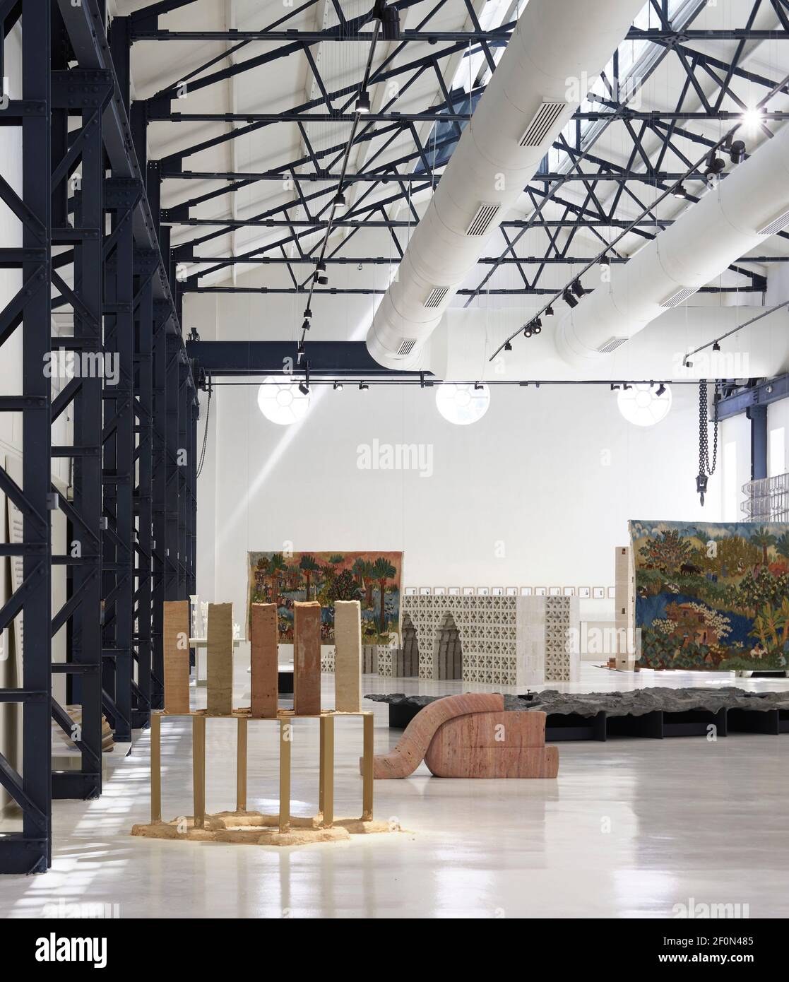 The Hangar Exhibition - overall interior view. Amman Design week 2019 ...