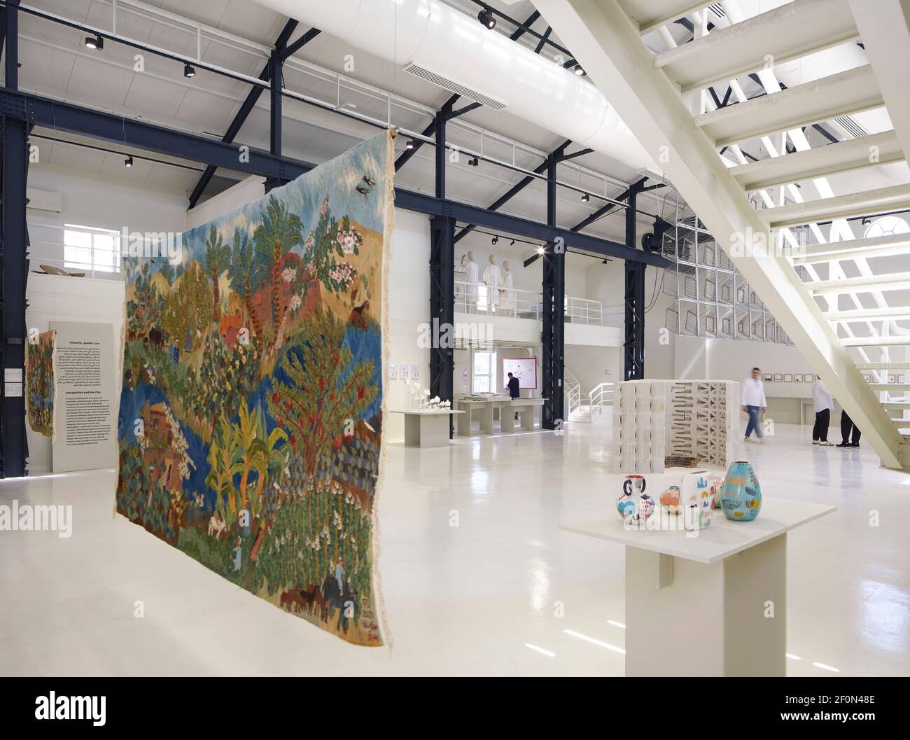 The Hangar Exhibition - overall interior view. Amman Design week 2019 ...