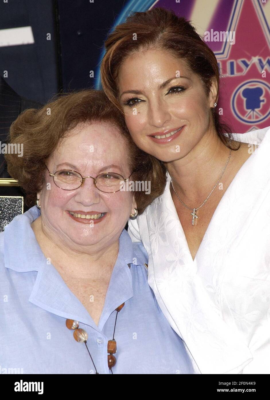 9 June 2005 - Hollywood, California - Gloria Estefan and mom Gloria ...