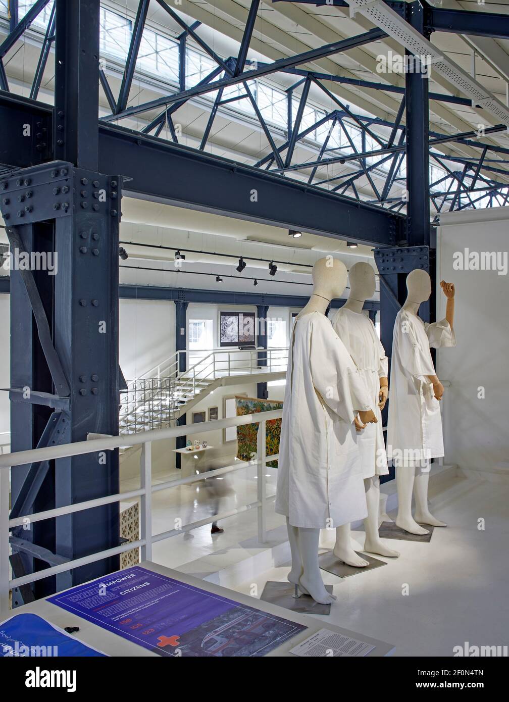 The Hangar Exhibition - interior view with mannequins. Amman Design ...