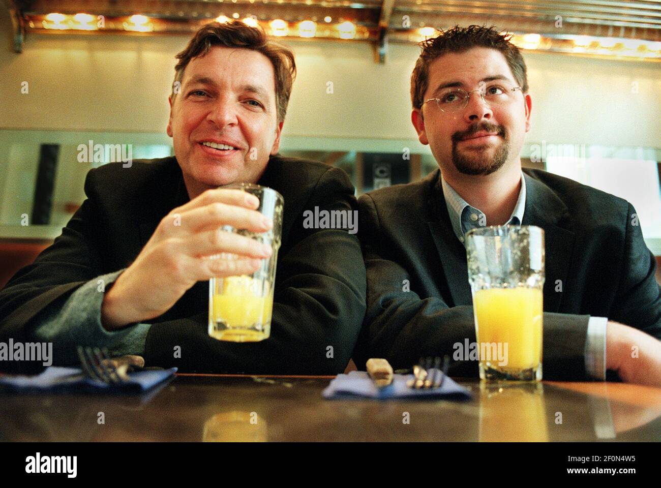 TONY PERKINS (LEFT) AND CHRIS ALDEN (RIGHT) FOR RED HERRIND MAGAZINE ...