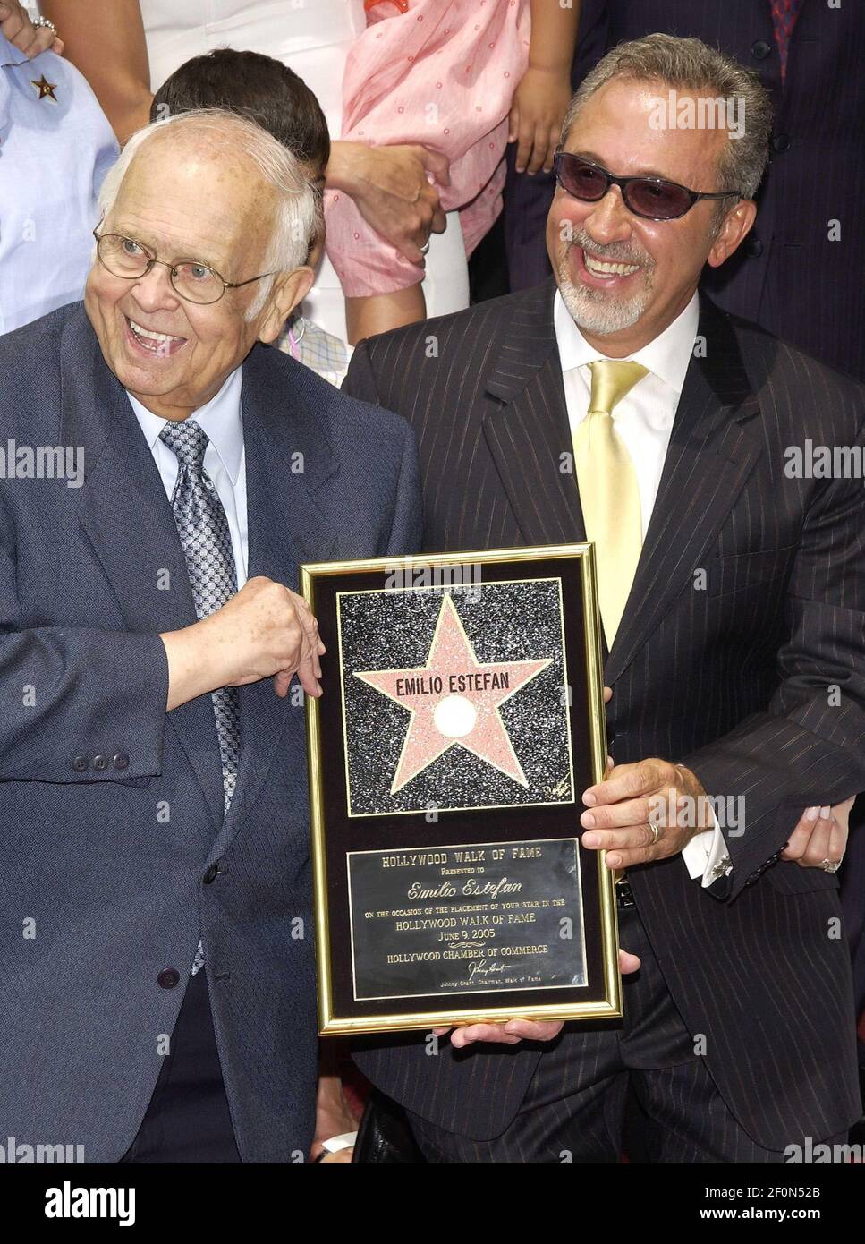 9 June 2005 - Hollywood, California - Emilio Estefan and Johnny Grant ...
