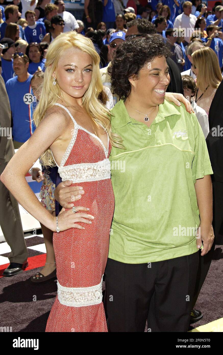 19 June 2005 - Hollywood, California - Lindsay Lohan and director ...