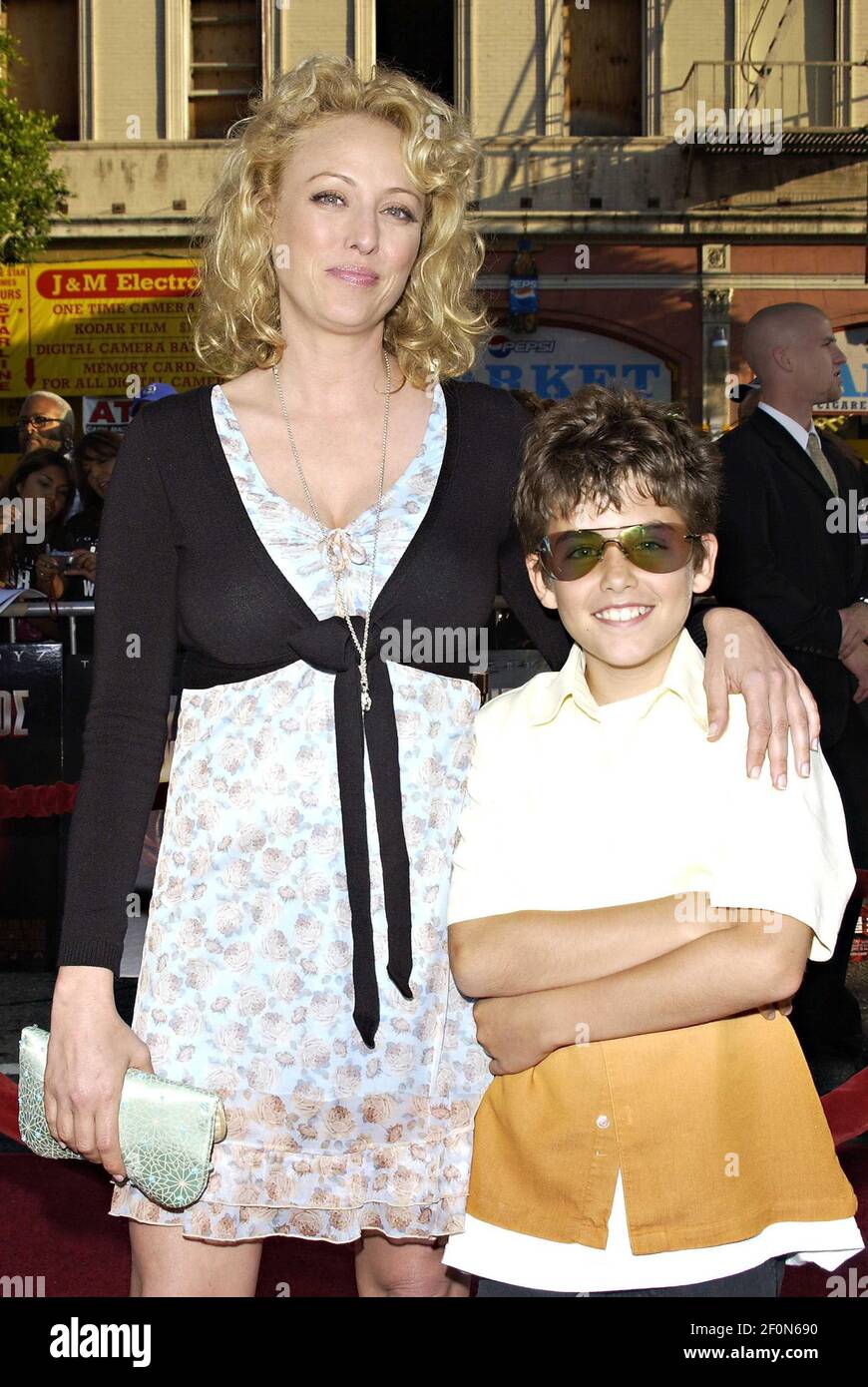 27 June 2005 - Hollywood, California - Virginia Madsen and son Jack ...