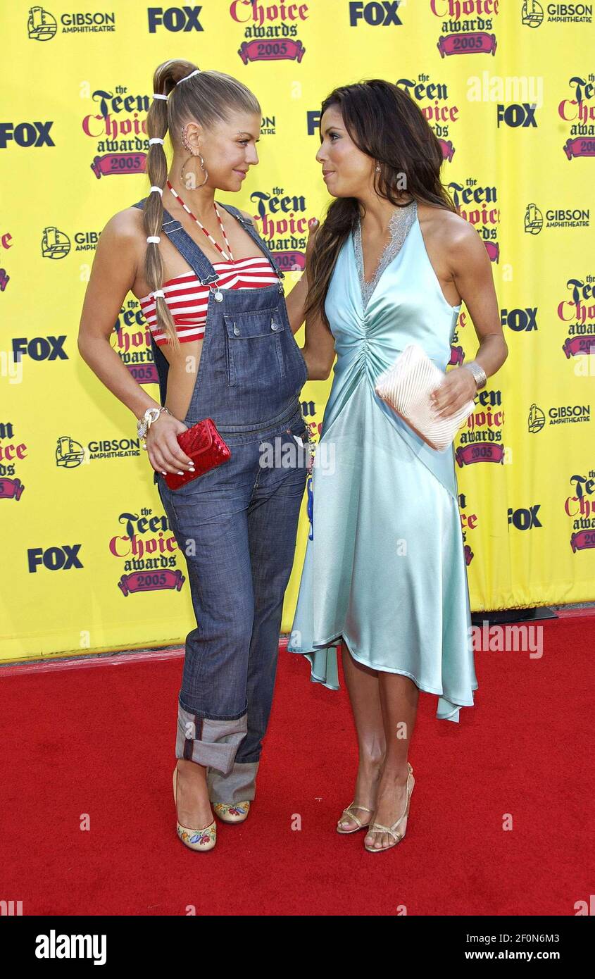14 August 2005 - Universal City, California - Fergie and Eva Longoria ...