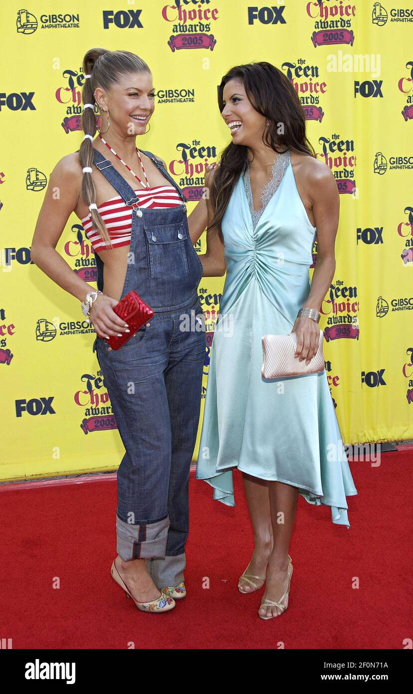 14 August 2005 - Universal City, California - Fergie and Eva Longoria ...
