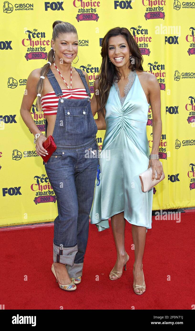 14 August 2005 - Universal City, California - Fergie and Eva Longoria ...