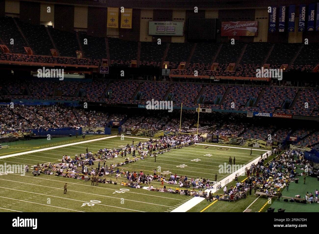 27 August 2005 - New Orleans, LA - Hurricane Katrina. Thousands of ...