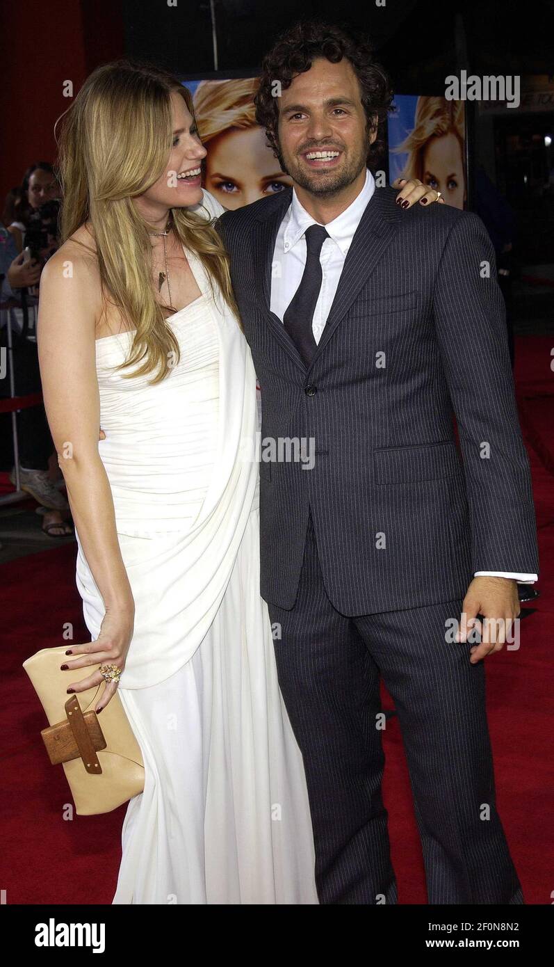 8 September 2005 - Hollywood, California - Mark Ruffalo and wife ...